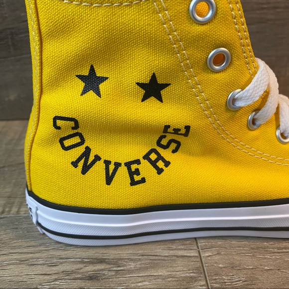 Converse | Shoes | Converse Smiley Chuck Taylor All Star Yellow Hi ...